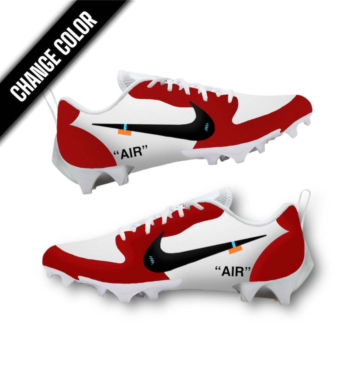 Custom AIR Jordan lows Football Cleats – EB Customs