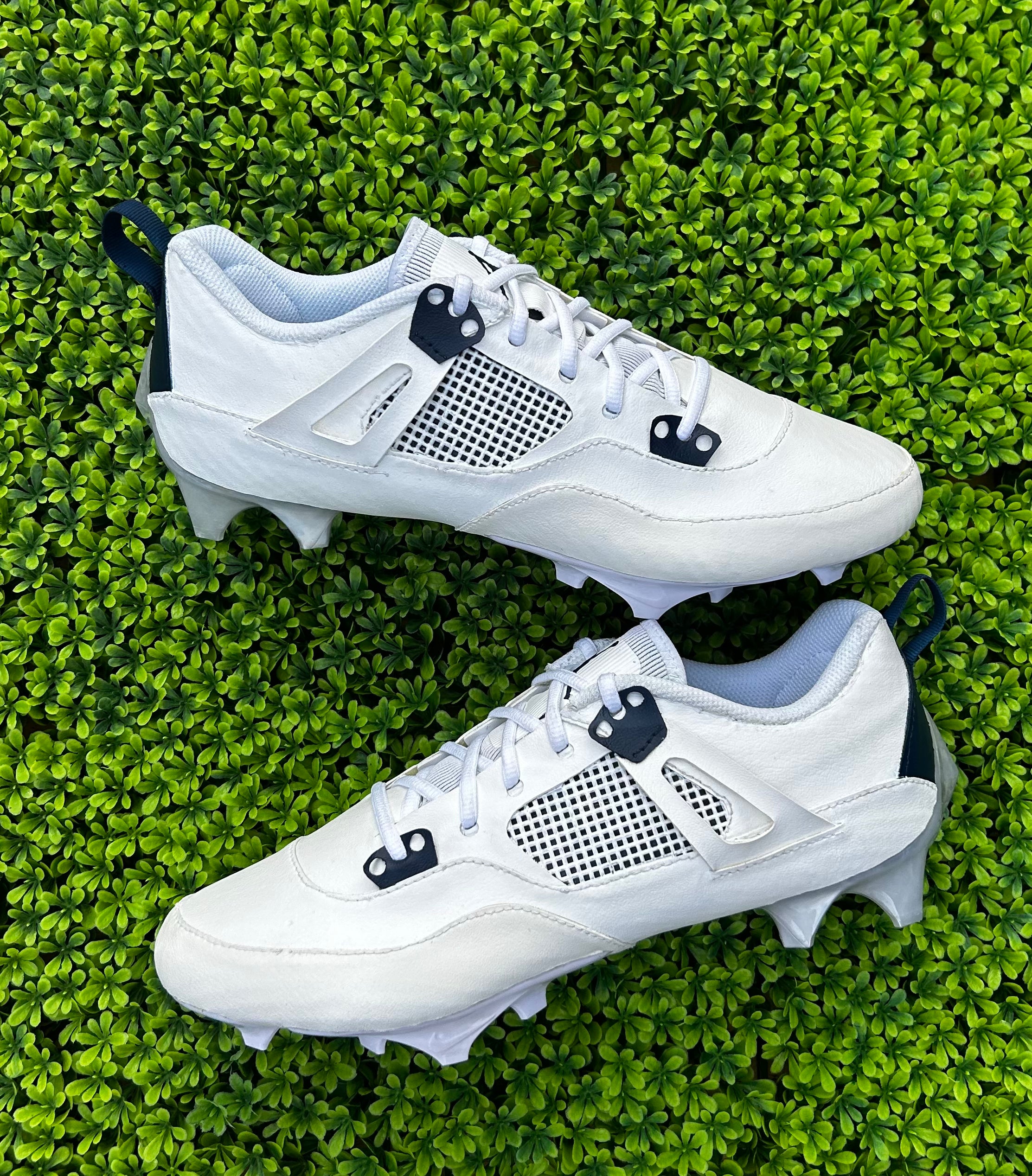 Custom Jordan 4 sewn Football Cleats – EB Customs